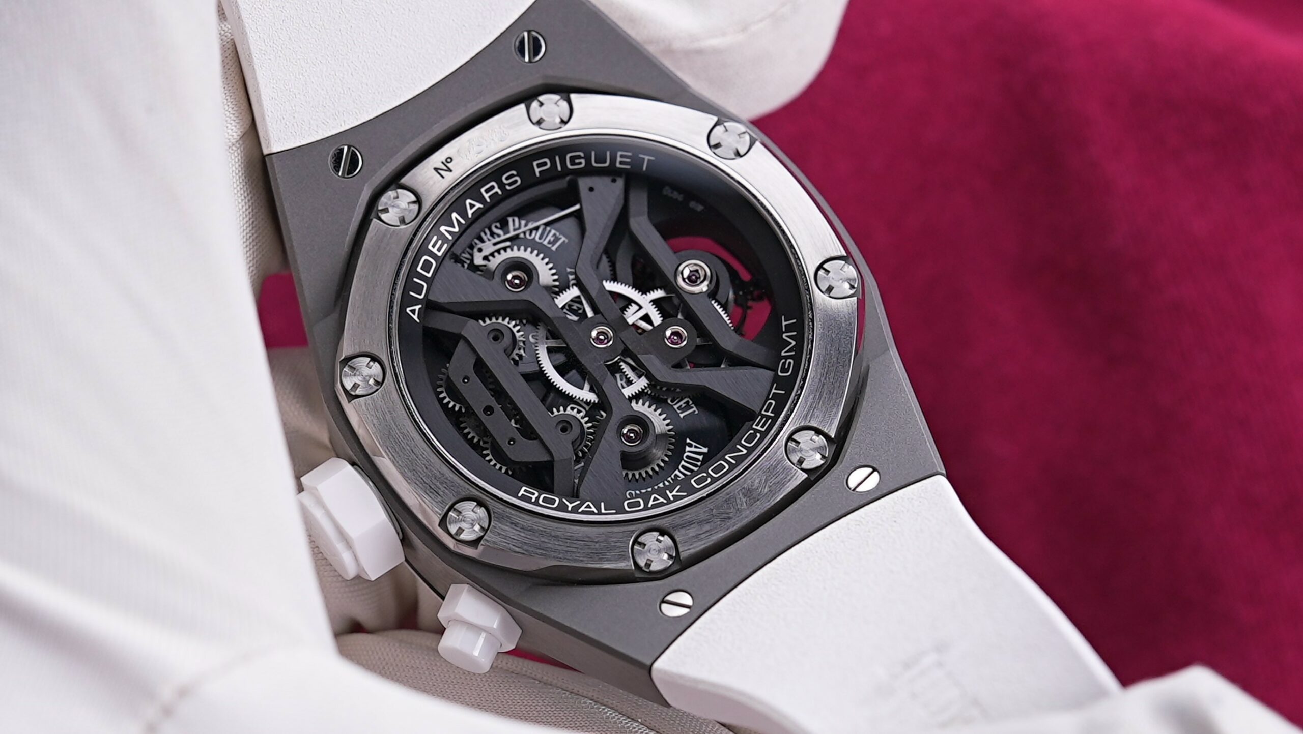 Audemars Piguet AP Royal Oak Concept 26580 GMT Tourbillon Titanium ...